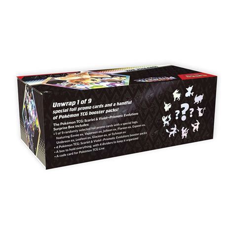 Pokémon TCG Scarlet Violet Prismatic Evolutions Surprise Box