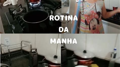 Rotina Da Manh Arrumando A Cozinha Caf Da Manh Youtube