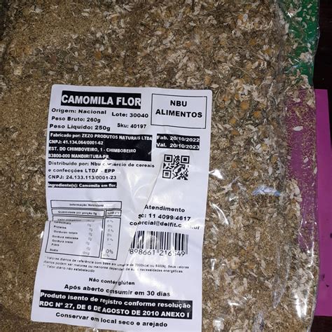 NBU Alimentos Chá de Camomila flores Reviews abillion