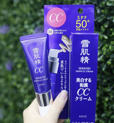 Kem Nền Kose Sekkisei White Cc Cream Review