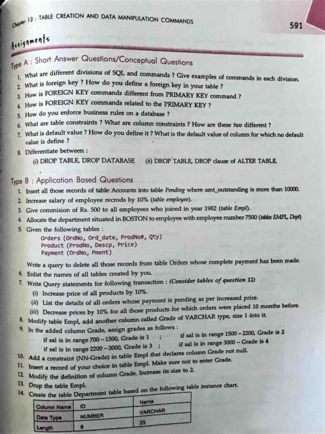 c12 cs tablecreation assignment pdf table database software design