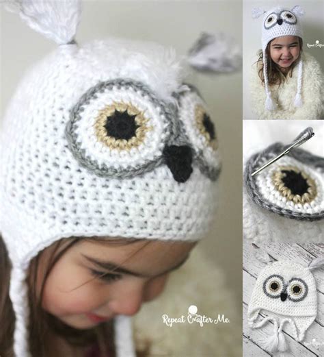 Free Crochet Owl Hat Pattern