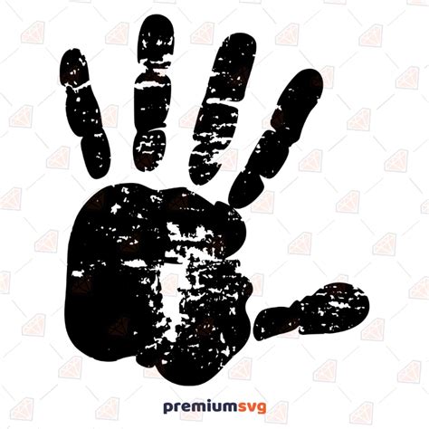 Watercolor Handprint Clipart Hand Clipart Painted Hands Etsy