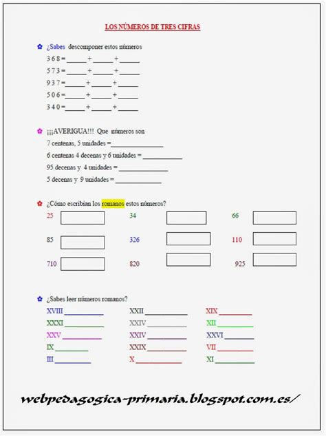 Fichas De Repaso De Lengua Y Matematicas O De Primaria Images 191601
