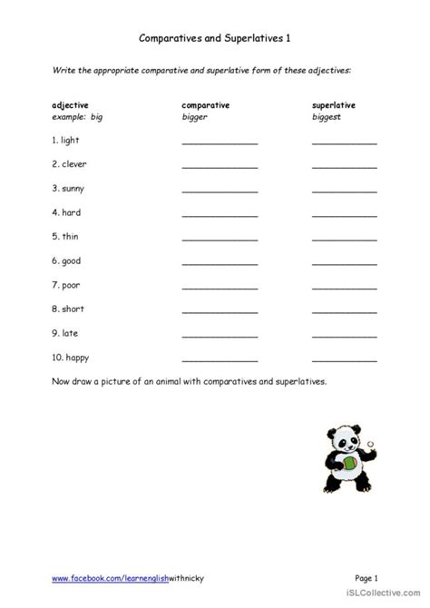 Comparatives And Superlatives English ESL Worksheets Pdf Doc