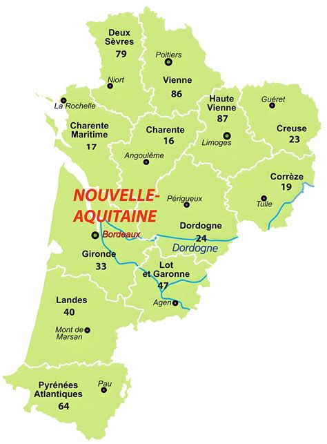 Haut 34 Imagen Carte Aquitaine Fr Thptnganamst Edu Vn