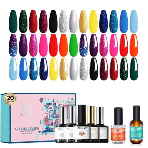 Amazon Modelones Pcs Summer Neon Color Gel Nail Polish Kit With