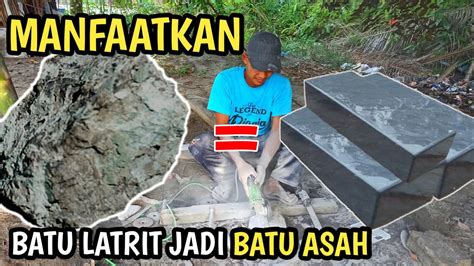 Cara Membuat Batu Asah Halus Dari Batu Latrit Batu Alam YouTube