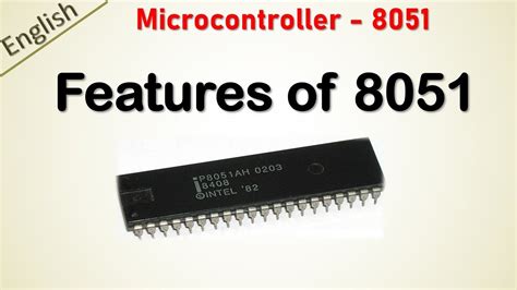 features of 8051 microcontroller microcontroller 8051 features youtube