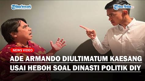Kaesang Skak Ade Armando Ultimatum Keluar Dari PSI Usai Diteror Akibat