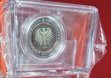 Bundesrepublik Deutschland 5 x 5 Euro Gedenkmünzen A J Komplettsatz