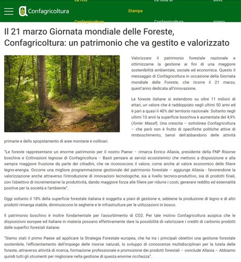 21 Marzo Primavera Di Innovazione Confagricoltura E La Giornata