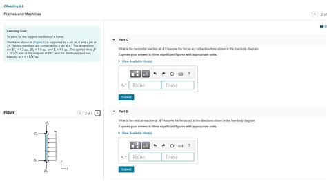 Solved Review Part A Learning Goal To Solve For The Support Chegg