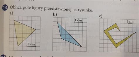 Oblicz Pole Figury Przedstawionej Na Rysunku Brainly Pl