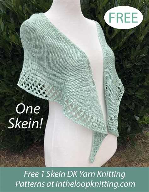 One Ball Shawl Yarn Knitting Patterns In The Loop Knitting