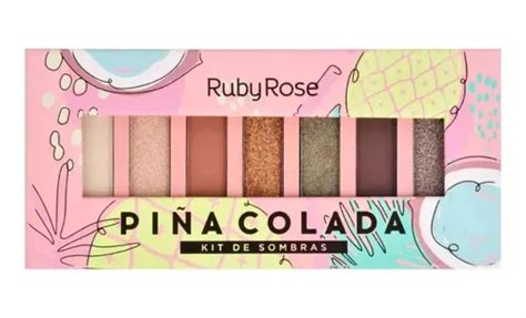 Paleta De Sombra Piña Colada Metálicas E Matte Ruby Rose Parcelamento