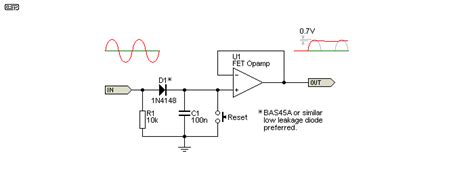 Peak Detector Circuit Diagram Wiring Diagram And Schematics