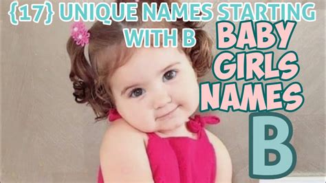 B 17 Baby Girls Names Starting With Letter B Hindu Girls Names For