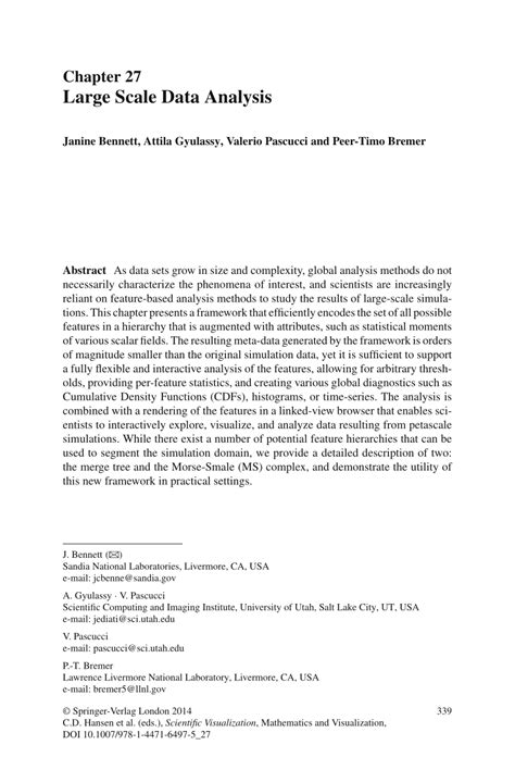 pdf large scale data analysis