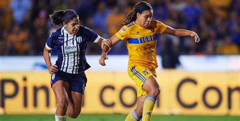 Liga Mx Femenil Tigres Femenil Empat Con Rayadas En El Cl Sico