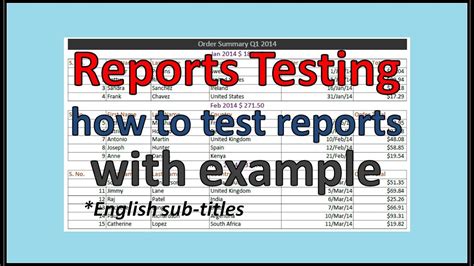 how to test reports in software testing report testing how to test reports manually software