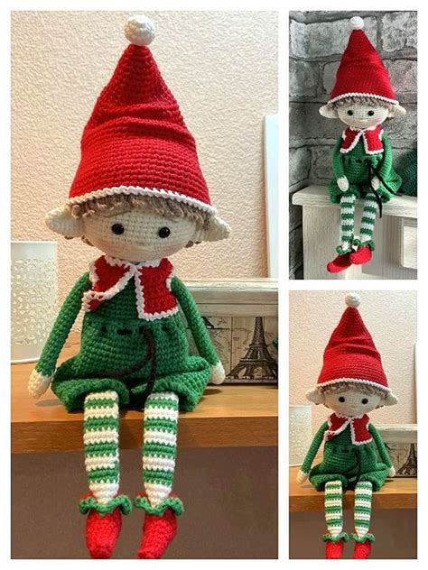 Christmas Elf Amigurumi Free Pattern Crochet Xmas Crochet Christmas