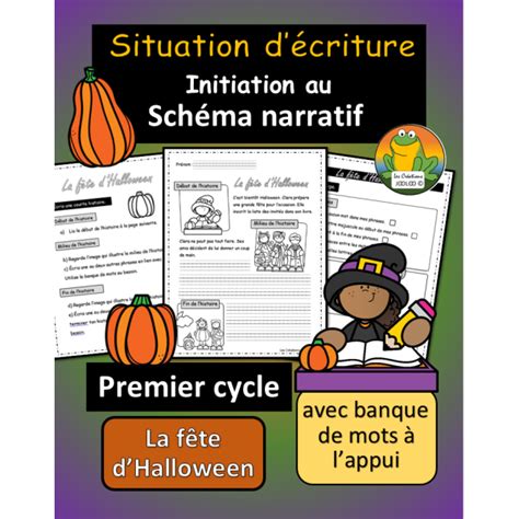 Schéma narratif 1er cycle Fête d Halloween