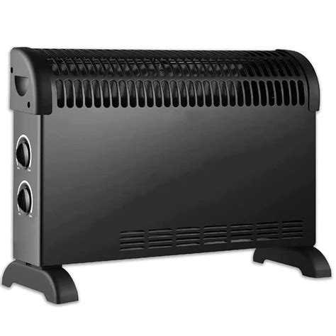 Termoconvettore Elettrico Da Terra Potenza Max 1800W Nero