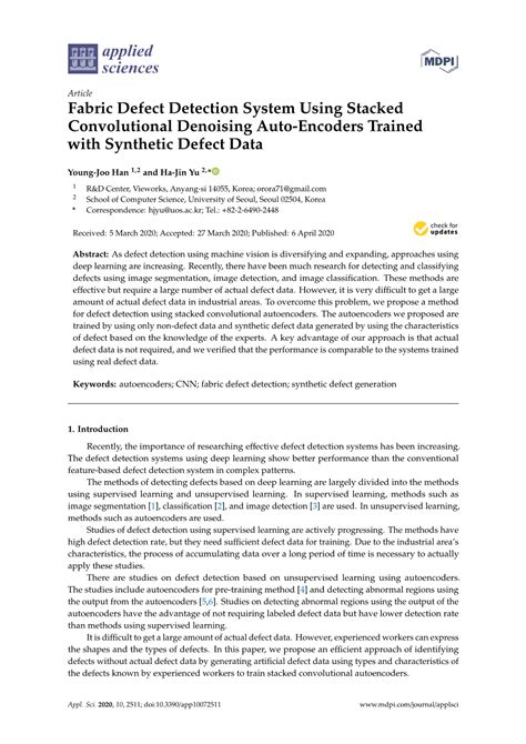 fabric defect detection system using stacked convolutional denoising auto encoders trained with