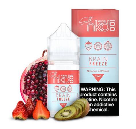 NicSalt Naked 100 Brain Freeze Totalpod Total POD Maringá PR