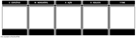 Modelo De Metas Inteligentes Storyboard Por Pt Examples