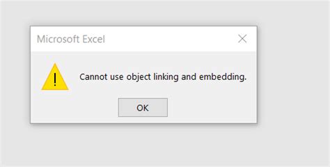 Ultimate Guide Fixing Excel Cannot Use Object Linking And Embedding
