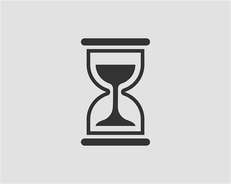 Hourglass Icon Flat Design Sand Glass Vector Time Concept 17170198