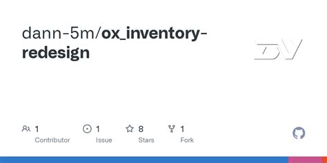 Github Dann M Ox Inventory Redesign