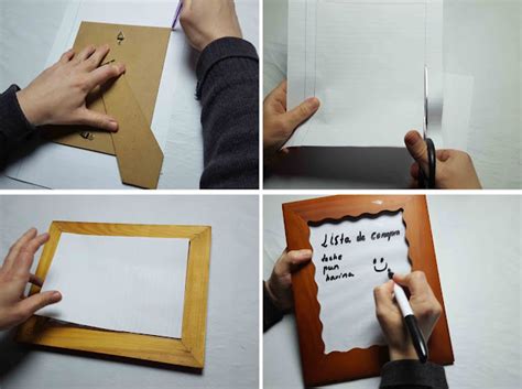 Manualidades Herme COMO HACER UNA PIZARRA BORRABLE