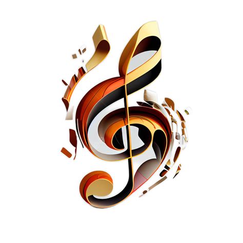 Fondo De Pentagrama De Nota Musical Dorada PNG Dibujos Dorado Nota