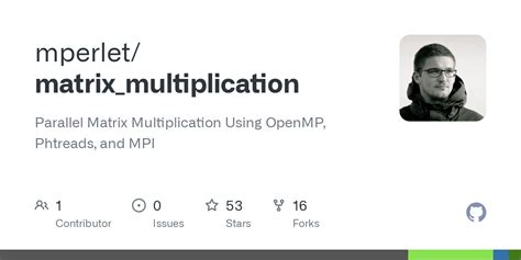 github mperlet matrix multiplication parallel matrix multiplication using openmp phtreads
