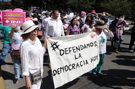 Marcha Por La Democracia En Vivo Volveremos Cada Que Sea
