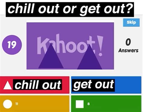 Chill Out Or Get Out Blank Template Imgflip