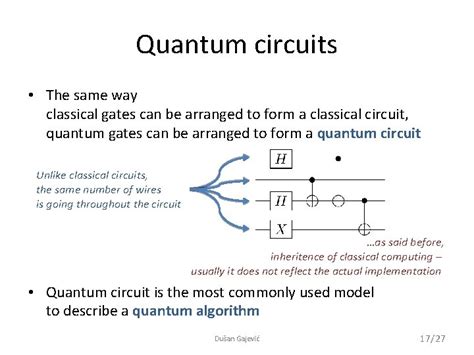 quantum computers gates circuits and programming quantum gates