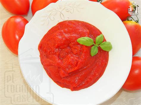 Salsa De Tomate Casera Para 4 Personas El Cocinero Casero Salsas Y