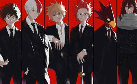 Eijiro Kirishima Multi Colored Hair Heterochromia Boku No Hero