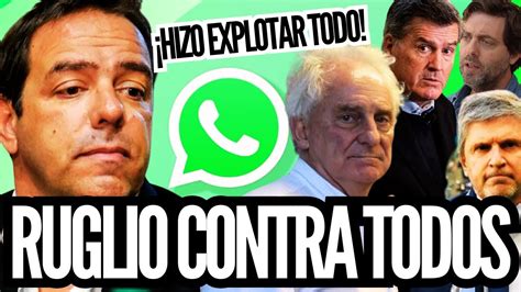 RUGLIO LA PUDRIÓ EL PRESIDENTE DE PEÑAROL NO PERDONÓ A NADIE Y SE