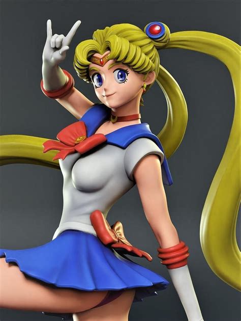 Sailor Moon Serena Tsukino 3d Print Model Softarchive