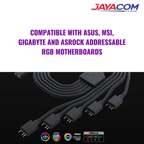 COOLER MASTER ARGB ADDRESSABLE RGB 1 TO 5 SPLITTER CABLE