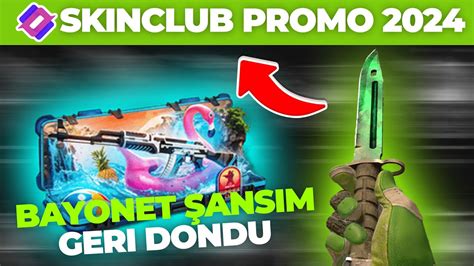 Bayonet Şansım Döndü SkinClub Promo Code 2024 CS KASA AÇILIMI