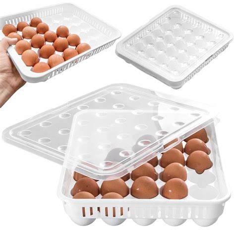 Pojemnik Na Jajka Lod Wki Pude Ko Organizer Jajek Allegro Pl