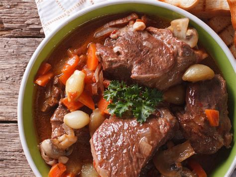 Boeuf Bourguignon Facile Recette De Boeuf Bourguignon Facile Marmiton