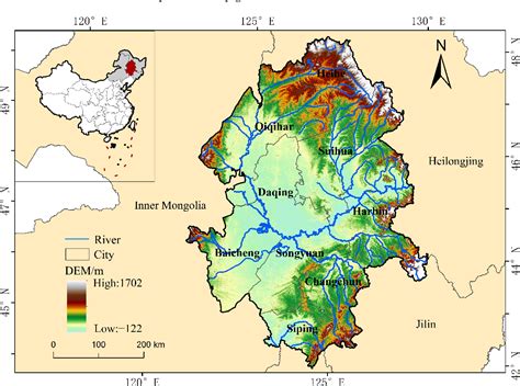 figure 1 from agricultural drought risk assessment based on a comprehensive model using