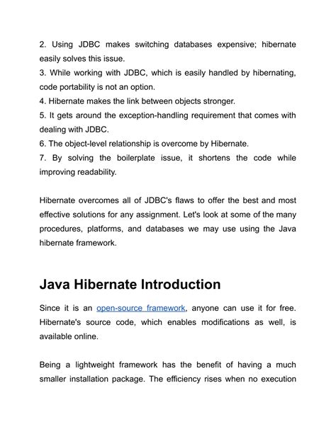 ppt hibernate framework in java powerpoint presentation free download id 11486547